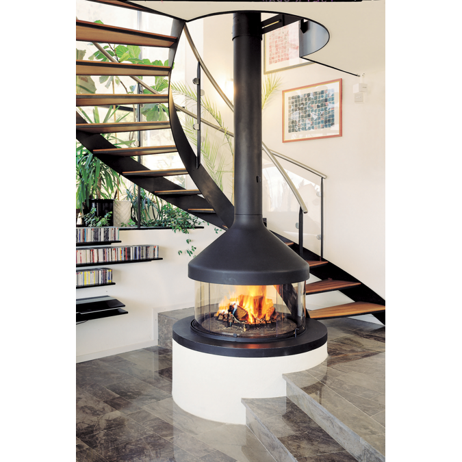 BIM objects - Free download! Meijifocus 360° Glass Fireplace | BIMobject