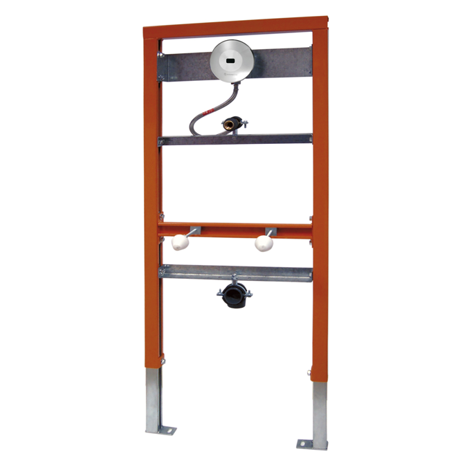 BIM object - ดาวน์โหลดฟรี! Urinal frame support with electronic flush ...