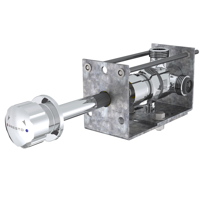 BIM object - ดาวน์โหลดฟรี! ALPA 80 Wall-Mounted Security Shower Tap W ...