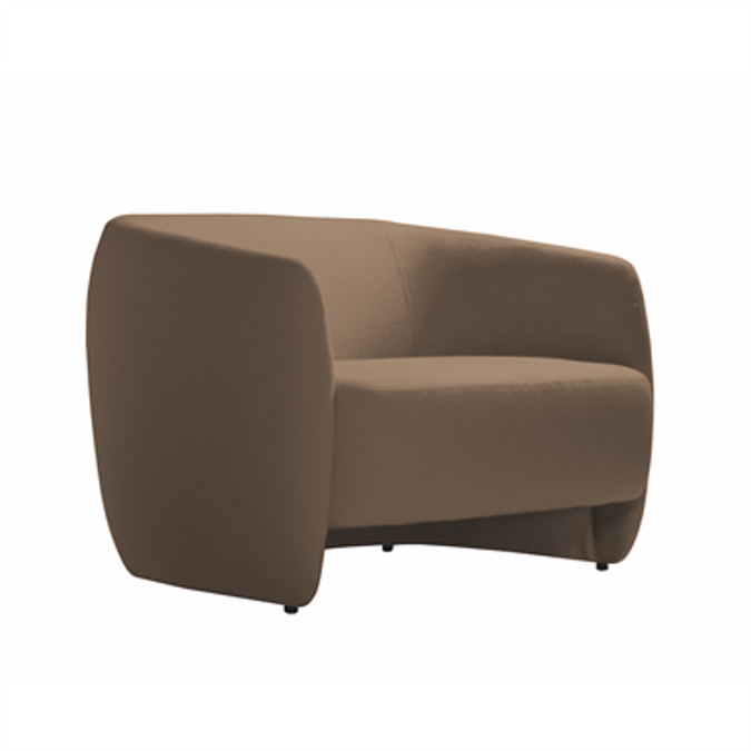 BIM objects - Free download! Plum lounge chair | BIMobject