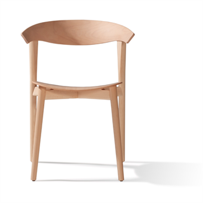 BIM objects - Free download! Nix wood chair | BIMobject