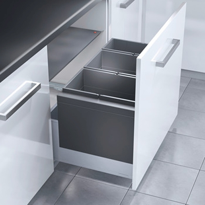 BIM-objekt - Gratis nedladdning! HAFELE Waste Bins Installation behind ...