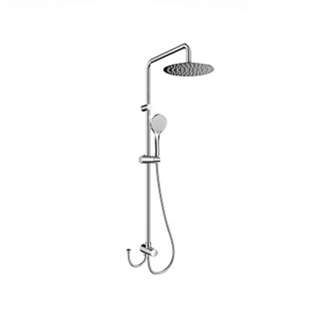 BIM objects - Free download! HAFELE Shower column with diverter 589.32. ...