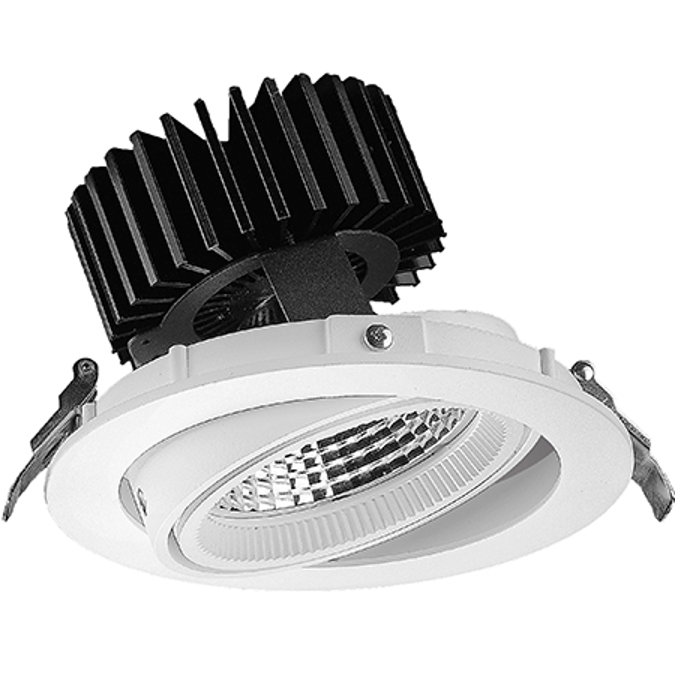 BIM objects - Free download! HAFELE Lighting Downlight Recess LED ...