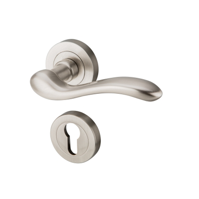 BIM objects - Free download! HAFELE Wooden Swing Door Lever Handle PC ...