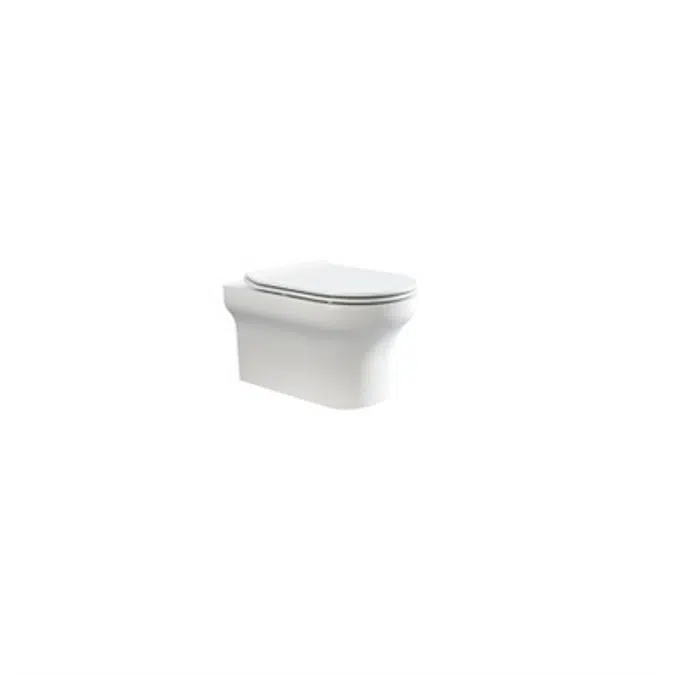 BIM objects - Free download! HAFELE Wall hung toilet KAPPA | BIMobject