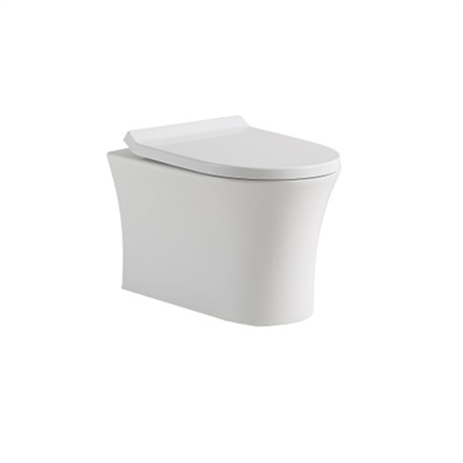 BIM objects - Free download! HAFELE Wall hung toilet NILE | BIMobject