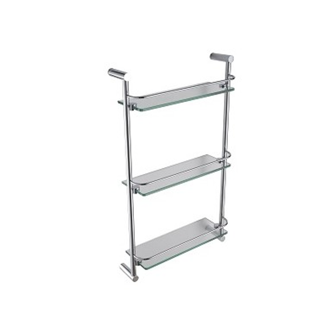 BIM objects - Free download! HAFELE Glass shelf, 3-tier RENOIR 580.40. ...