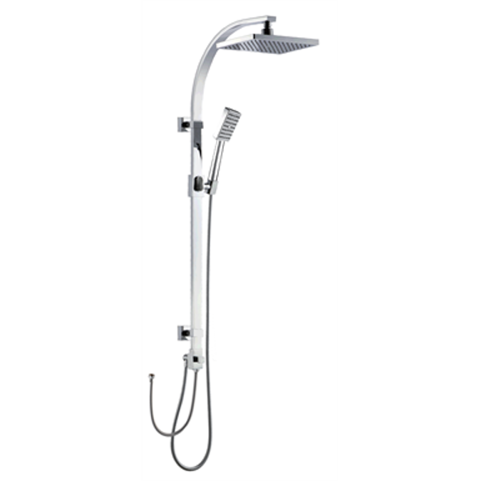 BIM objects - Free download! HAFELE Shower column with diverter 589.34. ...
