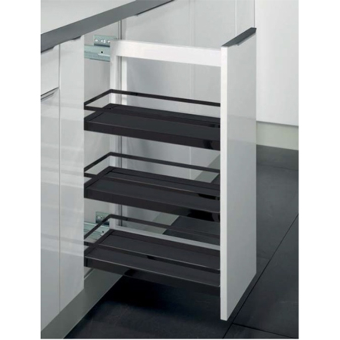 BIM objects - Free download! HAFELE Storage Fittings Base Unit Pull-Out ...