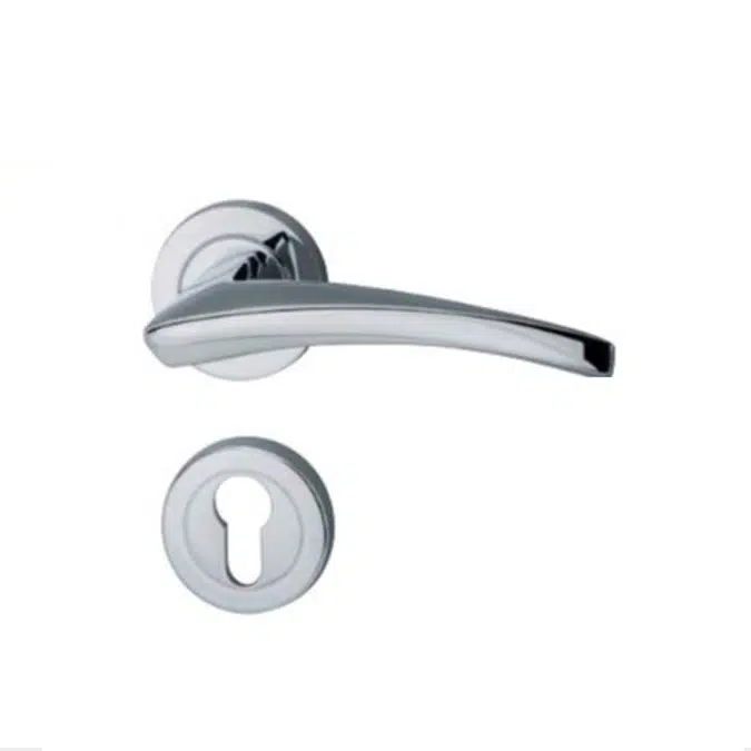 BIM-objecten – gratis downloaden! HAFELE Wooden Swing Door Lever Handle ...