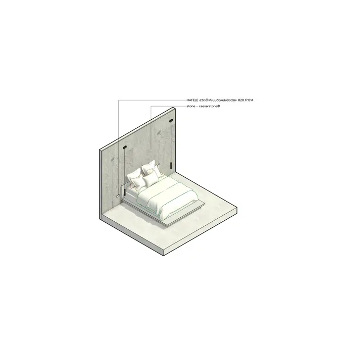 BIM objects - Free download! Bedroom Eco-Friendly 10sqm | BIMobject