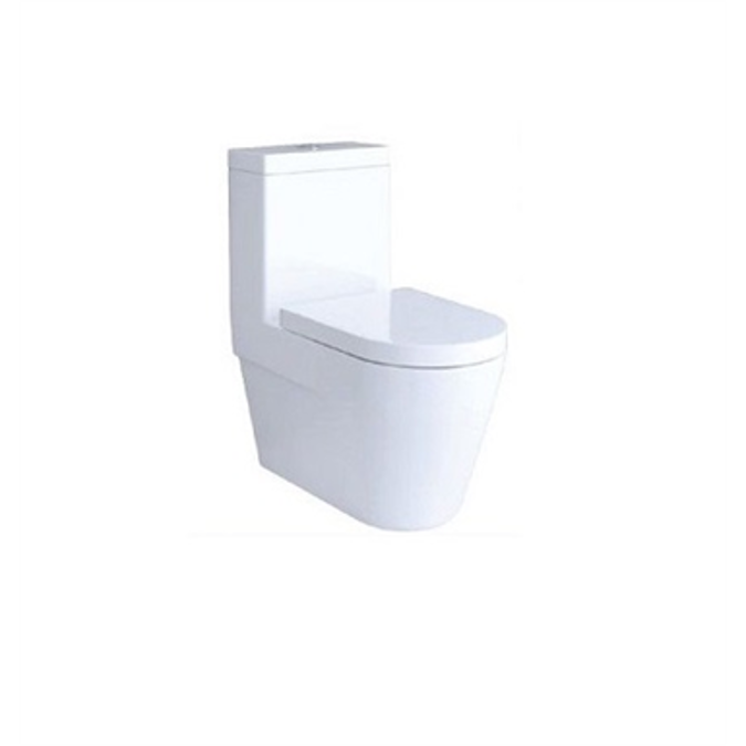 BIM objects - Free download! HAFELE One piece toilet RINA | BIMobject
