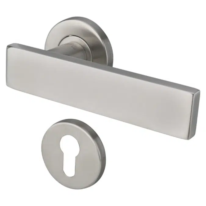 BIM objects - Free download! HAFELE Wooden Swing Door Lever Handle PC ...