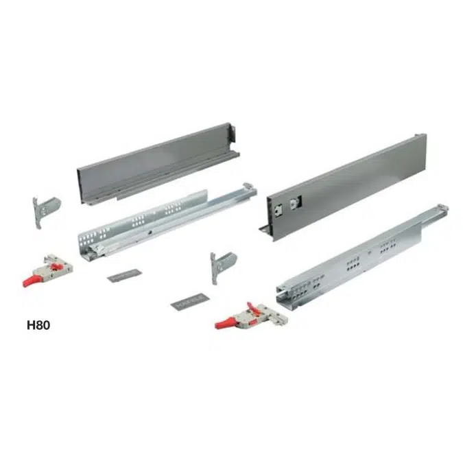 BIM objects - Free download! HAFELE Furniture Fitting Drawer System ...