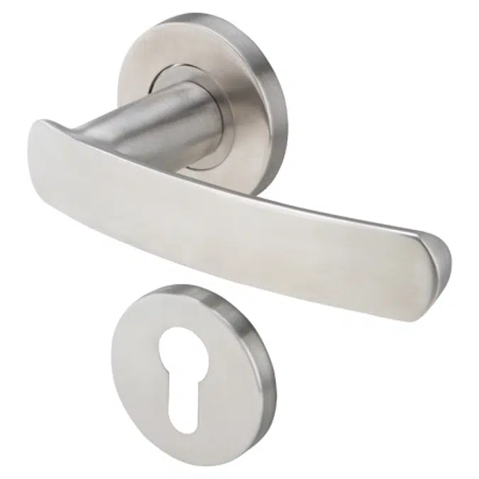 BIM objects - Free download! HAFELE Wooden Swing Door Lever Handle PC ...