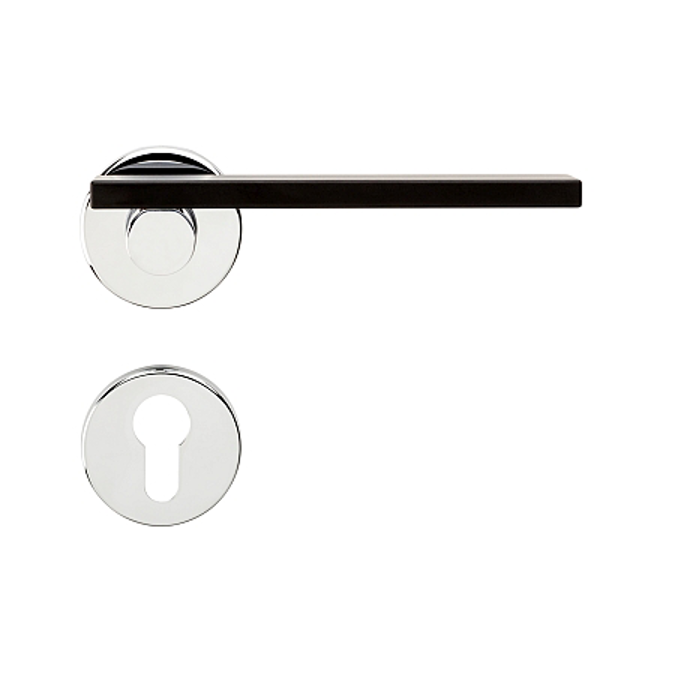 BIM objects - Free download! HAFELE Wooden Swing Door Lever Handle PC ...
