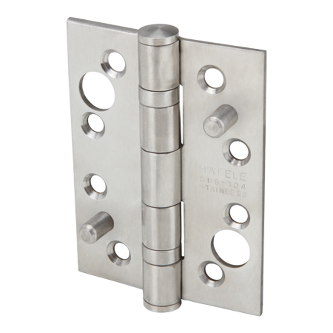 BIM objects - Free download! HAFELE Wooden Swing Door Hinge SEC.BUT.HI ...