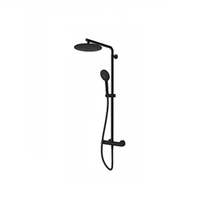 BIM objects - Free download! HAFELE Shower column with thermostatic ...