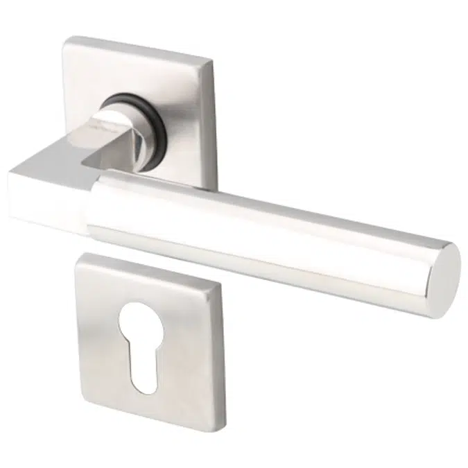 BIM objects - Free download! HAFELE Wooden Swing Door Lever Handle PC ...