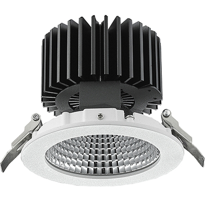 BIM objects - Free download! HAFELE Lighting Downlight Recess LED Fixed ...