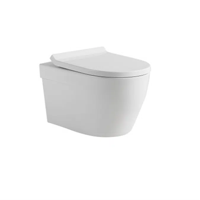 BIM objects - Free download! HAFELE Wall hung toilet SEINE | BIMobject