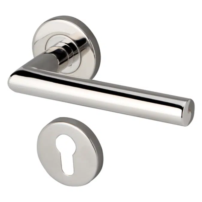 BIM objects - Free download! HAFELE Wooden Swing Door Lever Handle PC ...