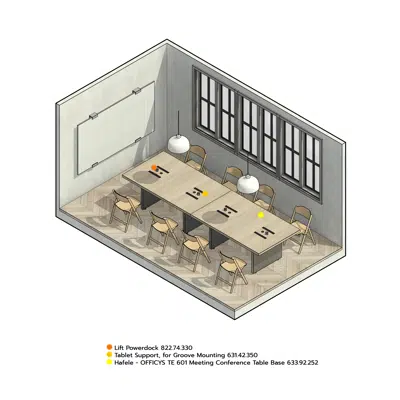 BIM objects - Free download! meeting table | BIMobject