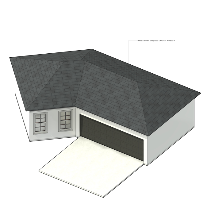 BIM objects - Free download! Hey! open Garage Door | BIMobject