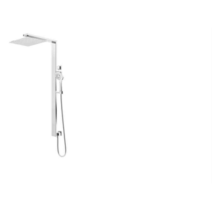 BIM objects - Free download! HAFELE Shower column with diverter 589.85. ...