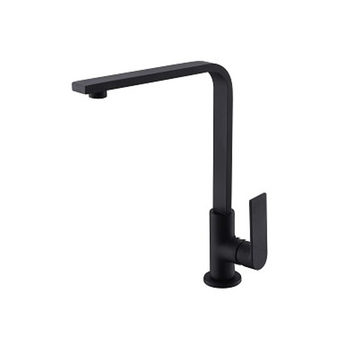 BIM objects - Free download! HAFELE Single lever kitchen tap NECKAR 566 ...