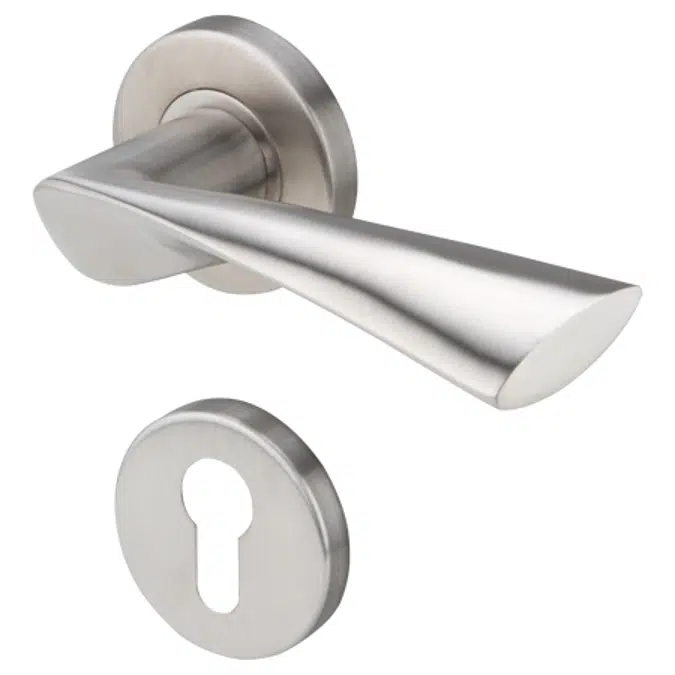 BIM objects - Free download! HAFELE Wooden Swing Door Lever Handle PC ...