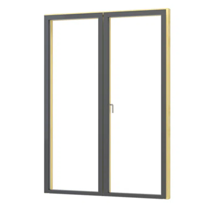 BIM objects - Free download! VELFAC 200 ENERGY Patio door 2 Leaf 231-2 ...