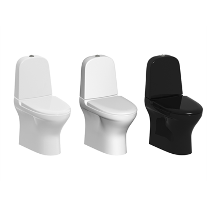 BIM objects - Free download! Toilet Estetic 8300 | BIMobject