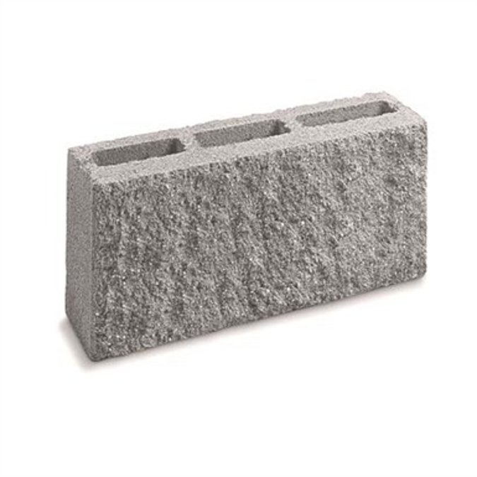 Objetos Bim - Download gratuito BK S 12 - concrete blocks - splitted ...