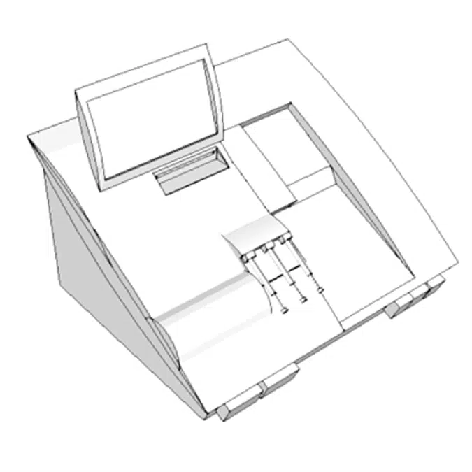 BIM objects - Free download! L1930 - Analyzer, pH/Blood Gas | BIMobject