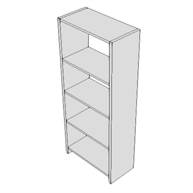 BIM objects - Free download! M2070 - Shelving, Storage | BIMobject
