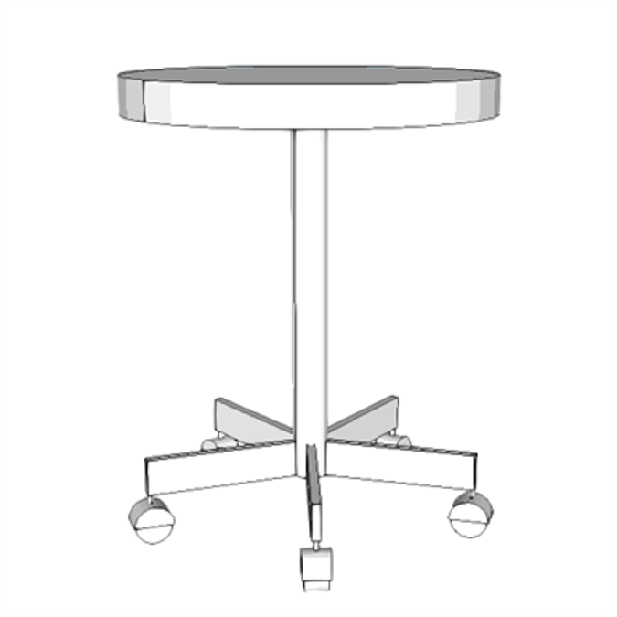 BIM objects - Free download! M5030 - Stool, Surgeon, Revolving | BIMobject
