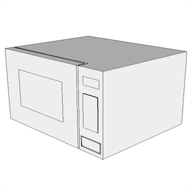 BIM objects - Free download! K4665 - Oven, Microwave, Consumer | BIMobject