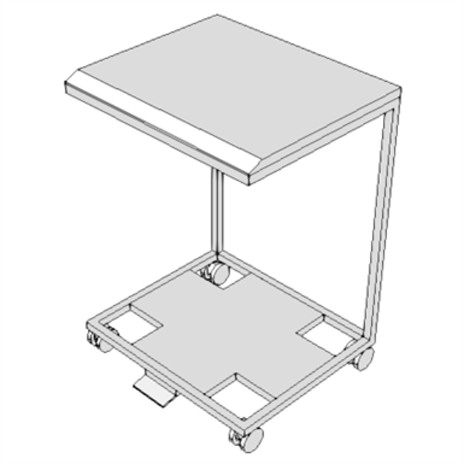 BIM objects - Free download! M3070 - Hamper, Linen, Mobile | BIMobject