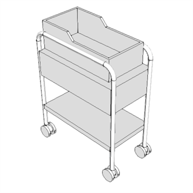 BIM objects - Free download! M3005 - Bassinet | BIMobject