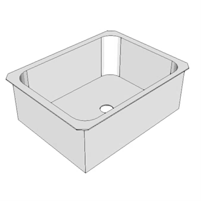 BIM objects - Free download! CS010 - Sink, SS, Single Compartment ...
