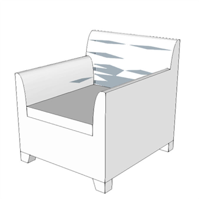 BIM objects - Free download! F0255 - Chair, Easy | BIMobject