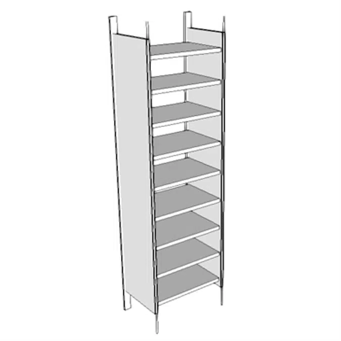 BIM objects - Free download! E0606 - Shelf Unit, Pharmacy, Wall Mtd ... BIM objects - Free download! E0606 - Shelf Unit, Pharmacy, Wall Mtd ...