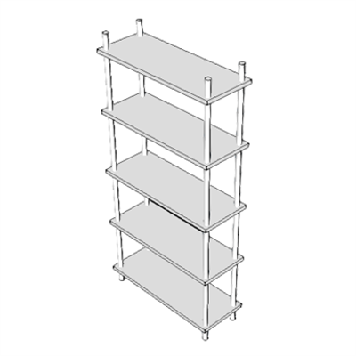 BIM objects - Free download! Revit Furniture - Shelving & Storage ...
