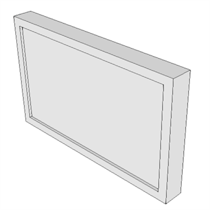 BIM objects - Free download! M0506 - Television, Flat Screen | BIMobject