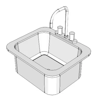 BIM objects - Free download! 3 compartment sink | BIMobject