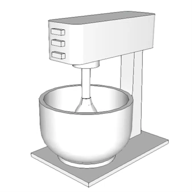BIM objects - Free download! K4210 - Mixer, Table Mounted | BIMobject