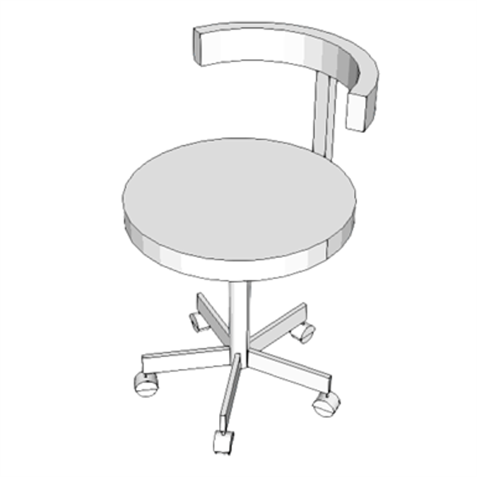 BIM objects - Free download! D3390 - Stool, Operating, Dental ...