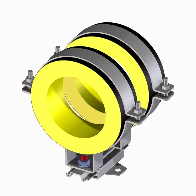 Objetos BIM - ¡Descarga gratis! PSDA Insulation Support Clamp with or ...